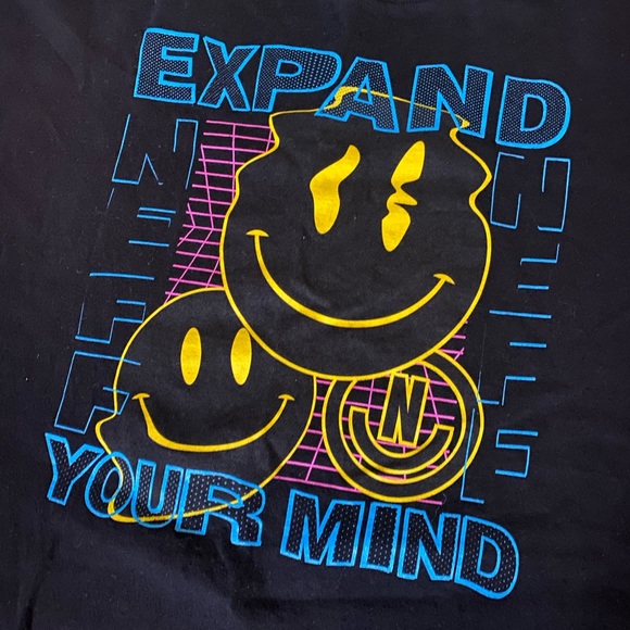 Neff | Shirts | Neff Expand Yourself Smiley Face Tshirt | Poshmark